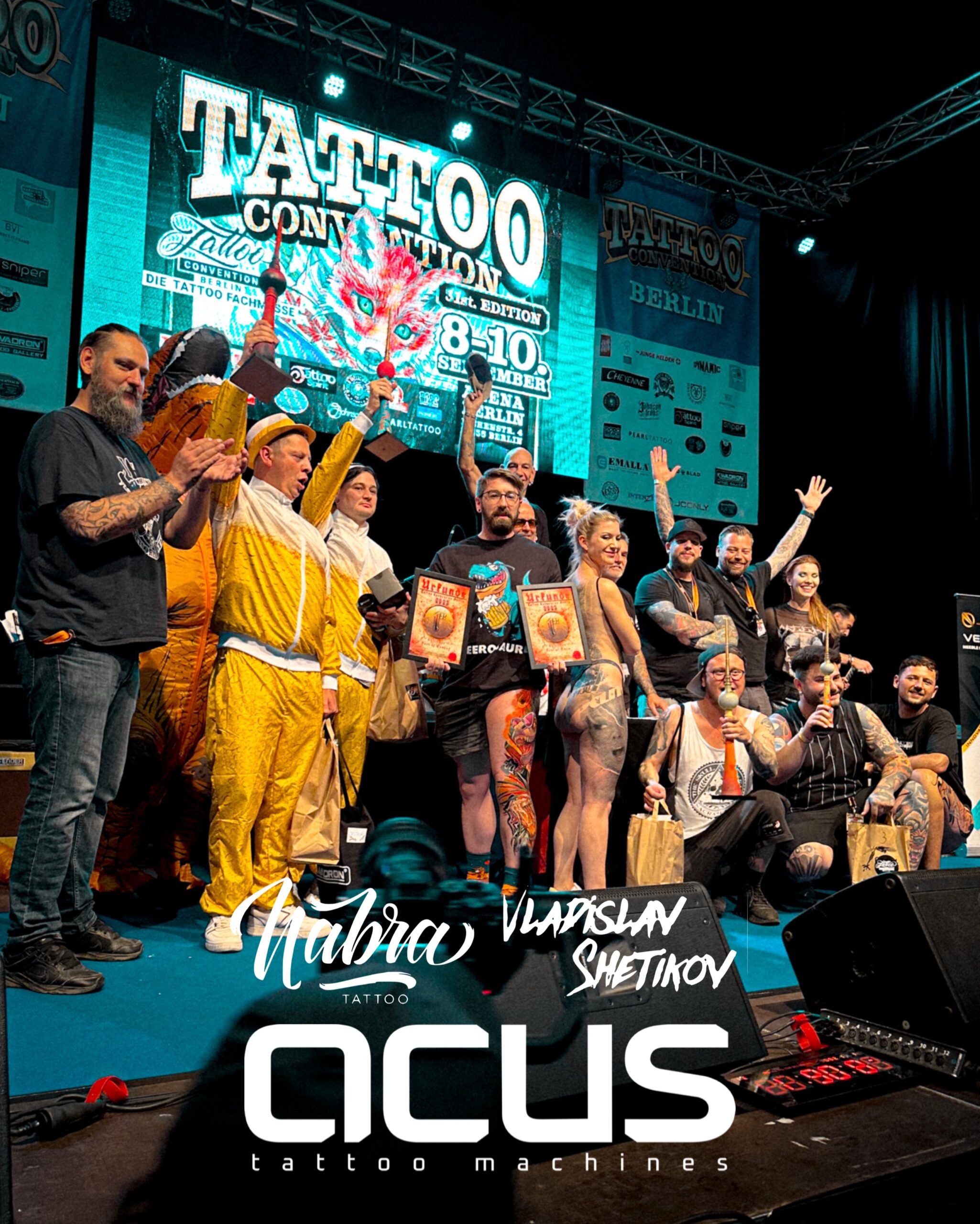 Artist Team - acus tattoo machines